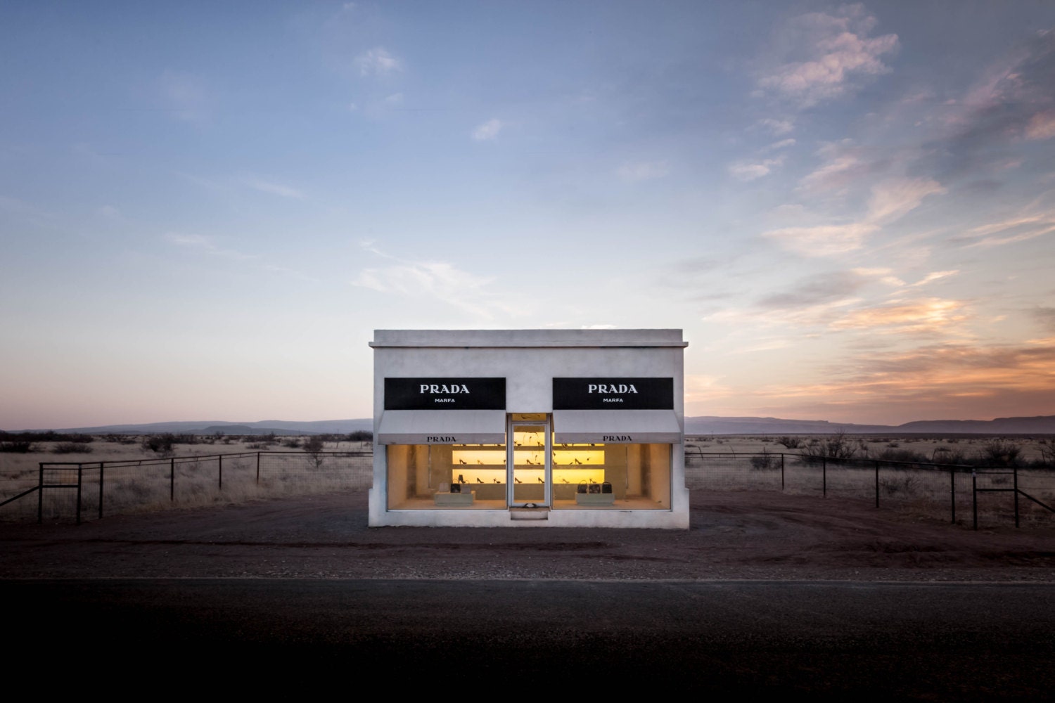 Prada Marfa Large Photography Print West Texas Modern