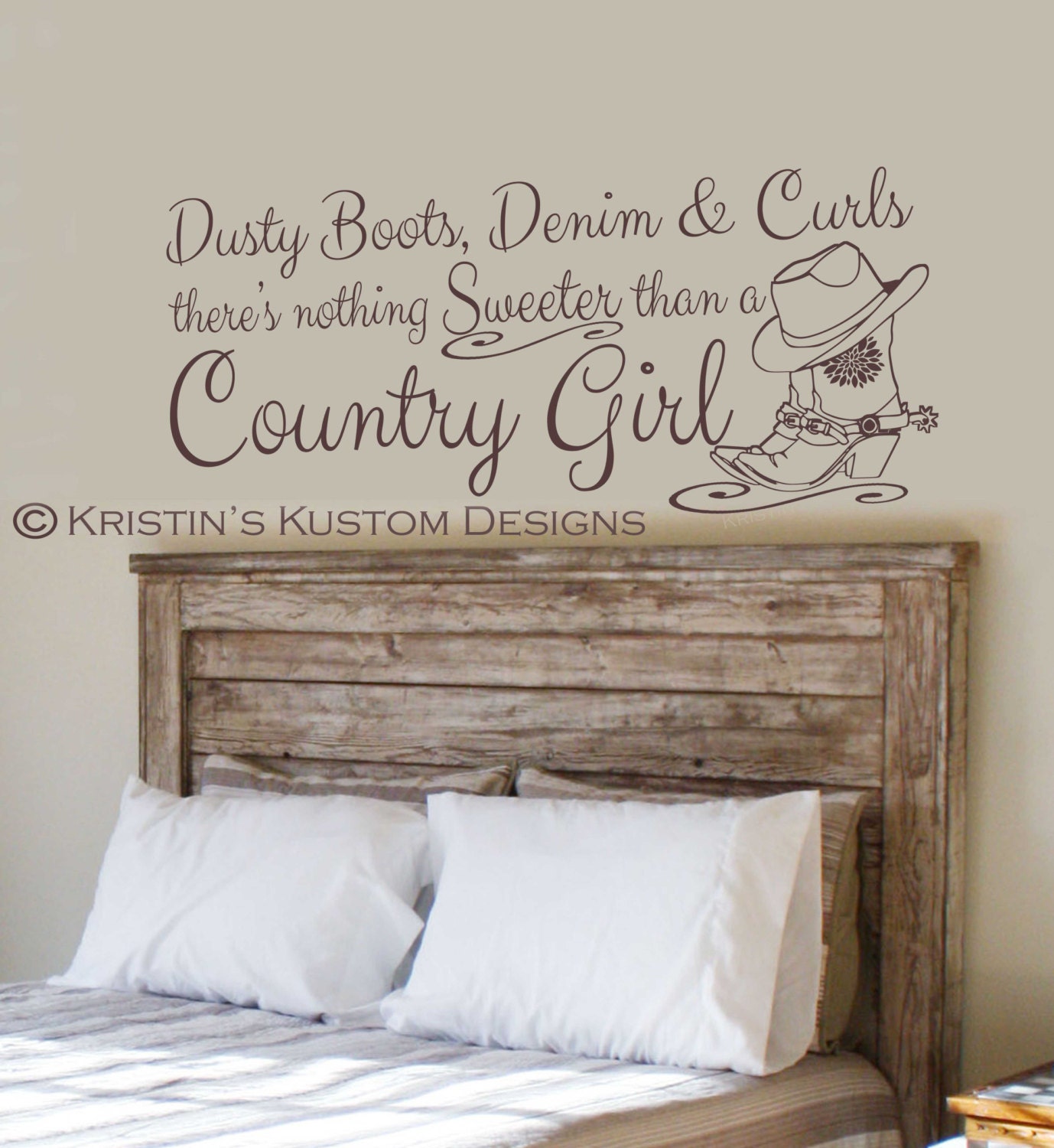 Country Girl Vinyl Wall Decal