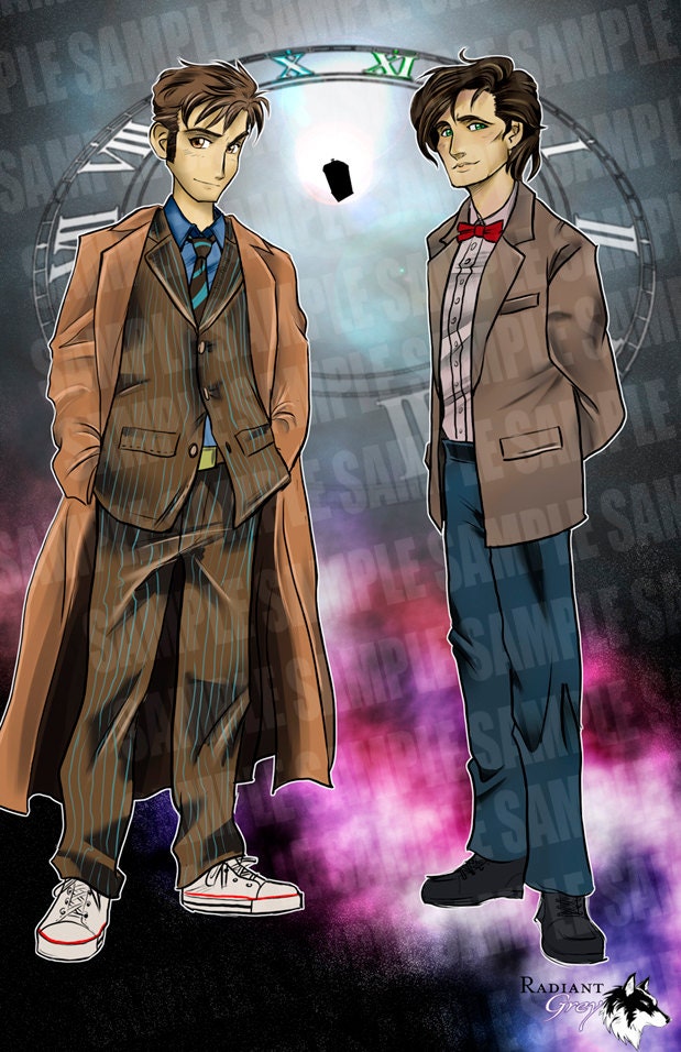 The Two Doctors by RadiantGrey on Etsy