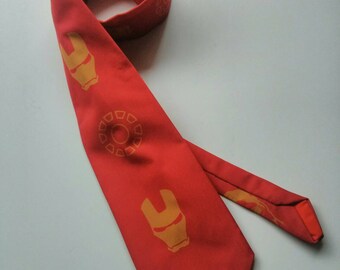 Popular items for iron man necktie on Etsy