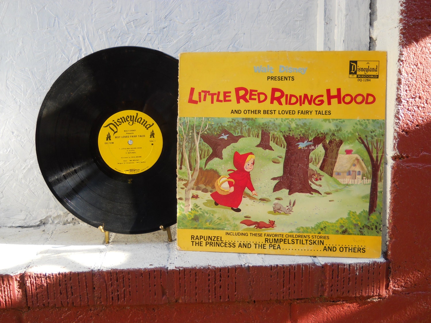 Little Red Riding Hood Record Album. Walt Disney 1969. Vintage
