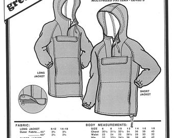 Rain jacket pattern | Etsy