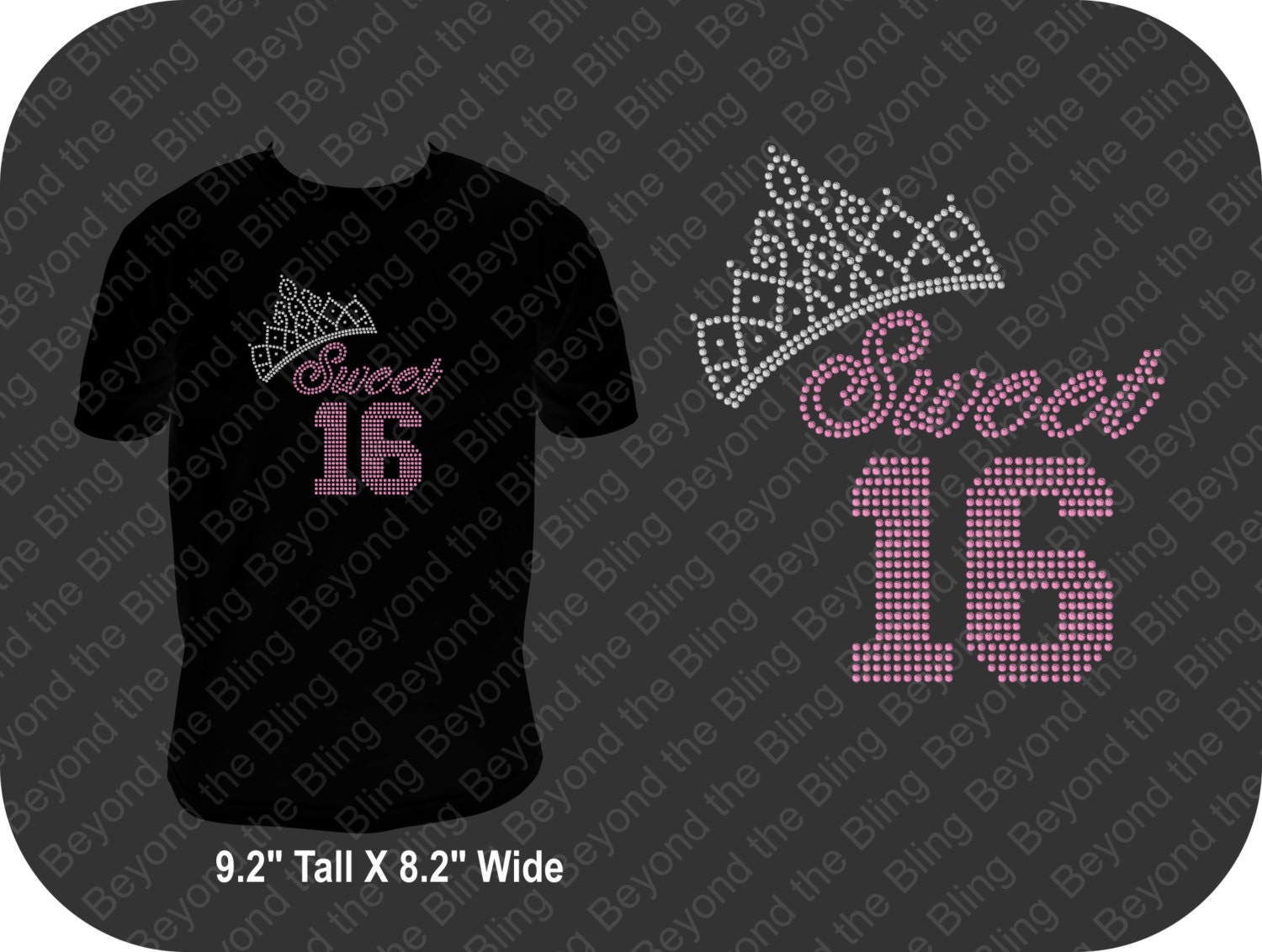 sweet 16 bling shirt sweet 16 rhinestone bling shirt sweet 16