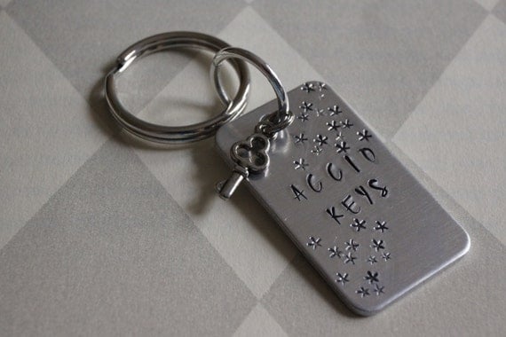 Items similar to Keychain - "Accio Keys" with Key Charm on Etsy