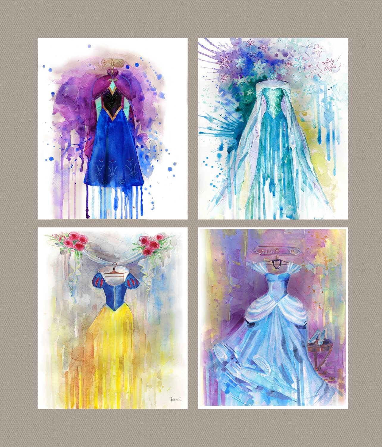 Disney Watercolor Frozen