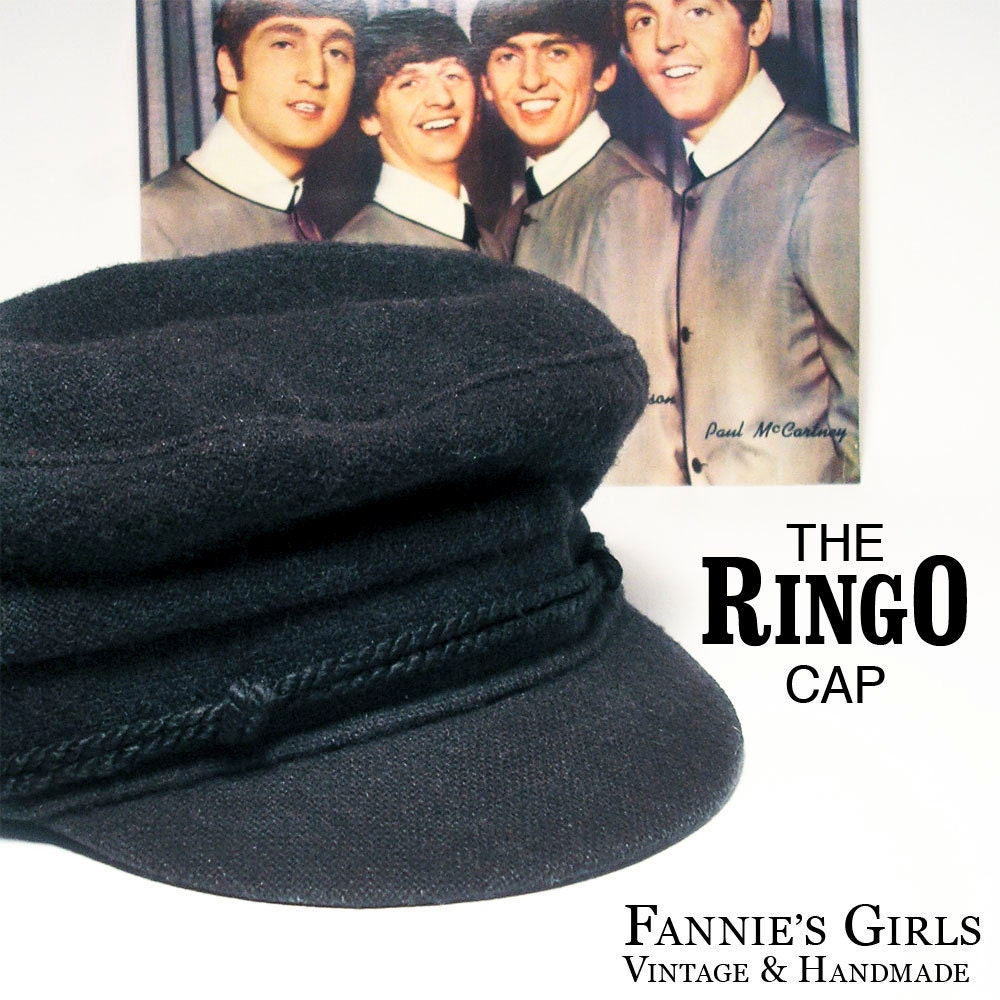 The Ringo Cap 1965 Beatles collectible hat black wool