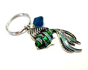 Tropical keychains | Etsy