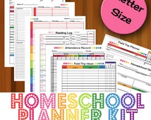 Unique homeschool planner related items | Etsy