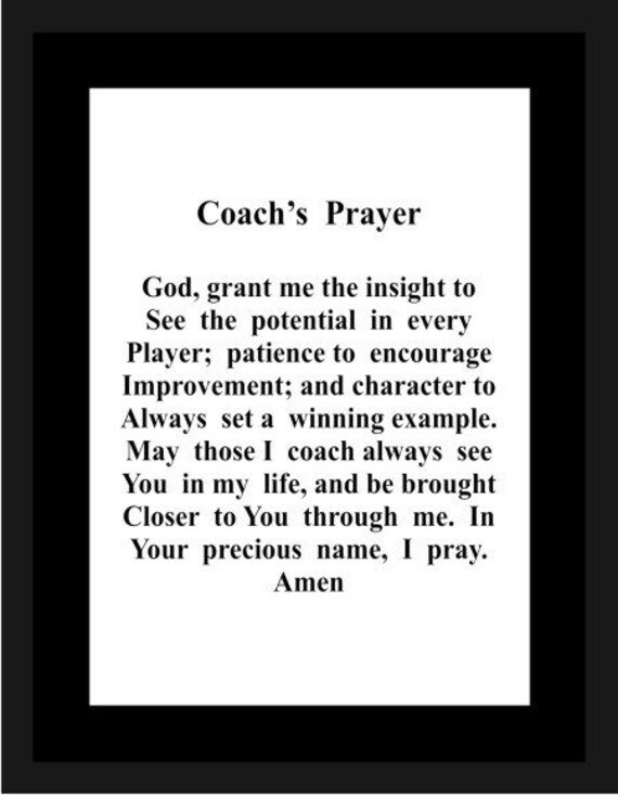 Can A Coach Pray With His Team at Sam Meyer blog