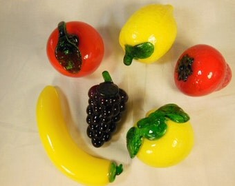 Unique blown glass apple related items | Etsy