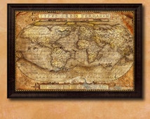 Popular items for map to frame on Etsy