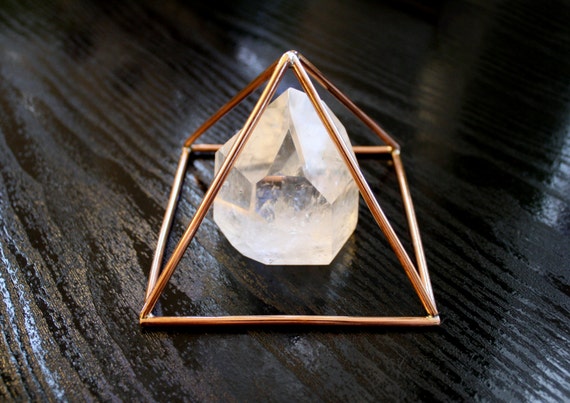 4 Inch Copper Pyramid for Meditation and Charging your