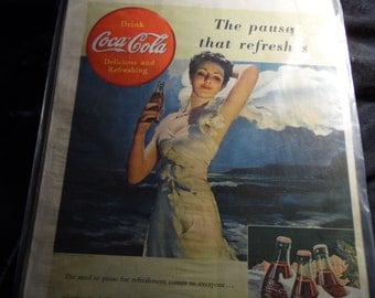 Vintage coke ad | Etsy