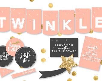 Unique twinkle star party related items | Etsy
