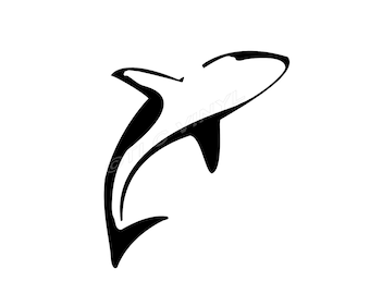 Popular items for shark vinyl decal on Etsy