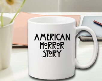 American Horror Story mug coffee, mug tea, gift mug, size 8,2 cm x 9,5 cm