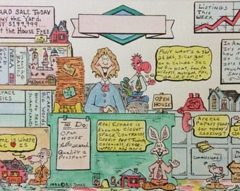 SALES REP Personalized Cartoon by WillysGarage on Etsy