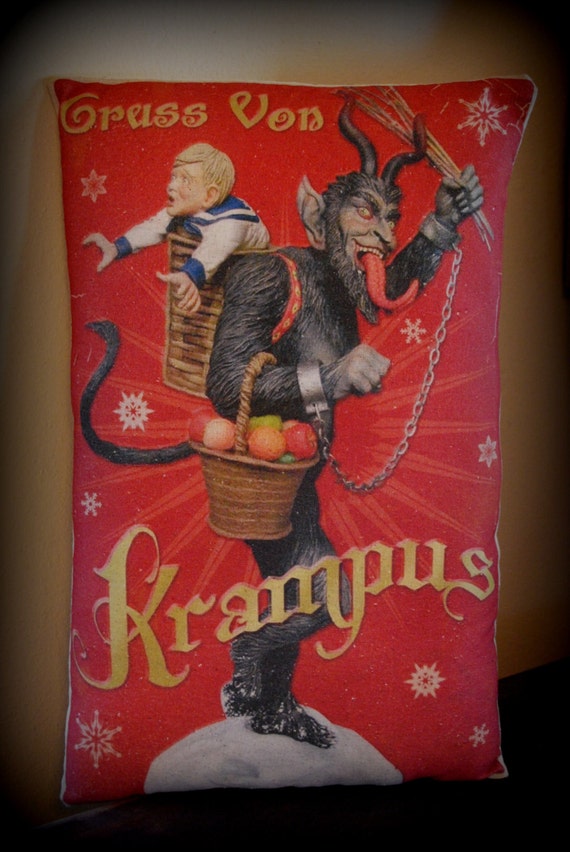 Christmas German Evil Bad Santa Claus by AMBERNELSONFOLKART