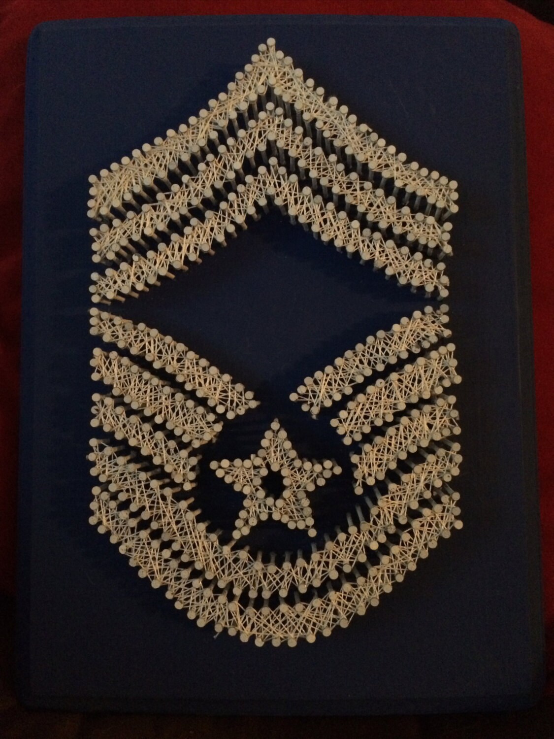 Chief Stripes for Air Force Retirement by StringKreations on Etsy