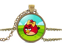 Popular items for angry birds necklace on Etsy