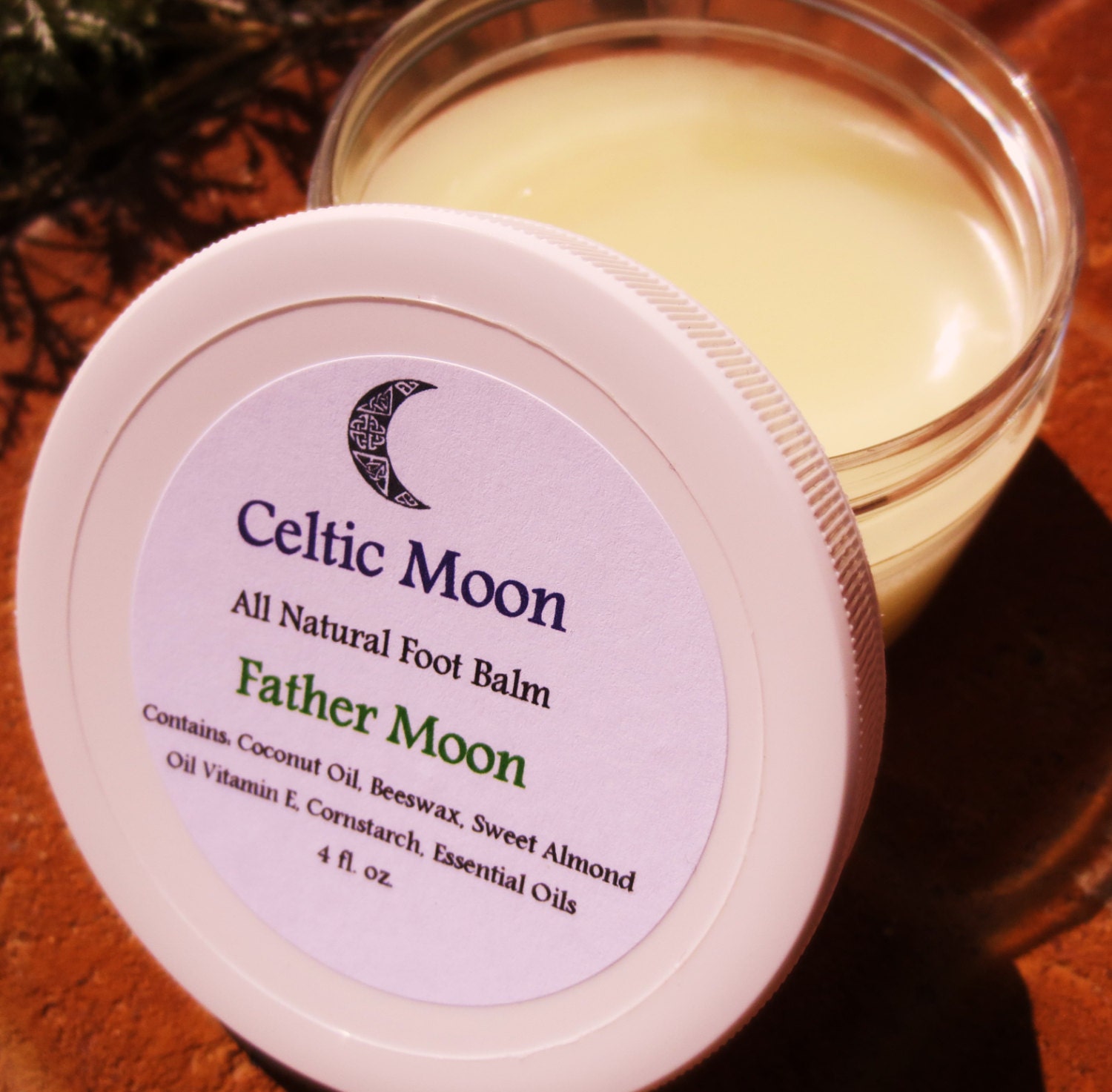 Foot Balm: All Natural/ Handmade/ Achy Feet/ by CelticMoonNaturals