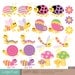 Happy Bugs Digital Clipart and Papers Bug Clipart by LittleMoss