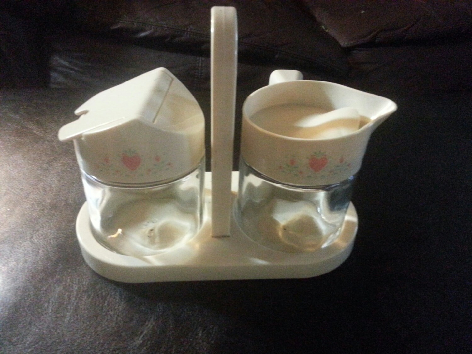 Gemco sugar and creamer set, vintage 1980s, matches corelle heart ... Gemco sugar and creamer set, vintage 1980s, matches corelle heart ...