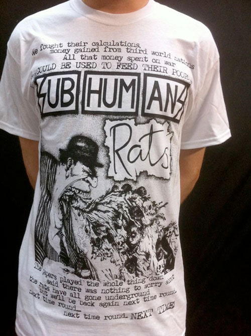 Subhumans Rats T-shirt