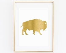 Popular items for gold buffalo on Etsy