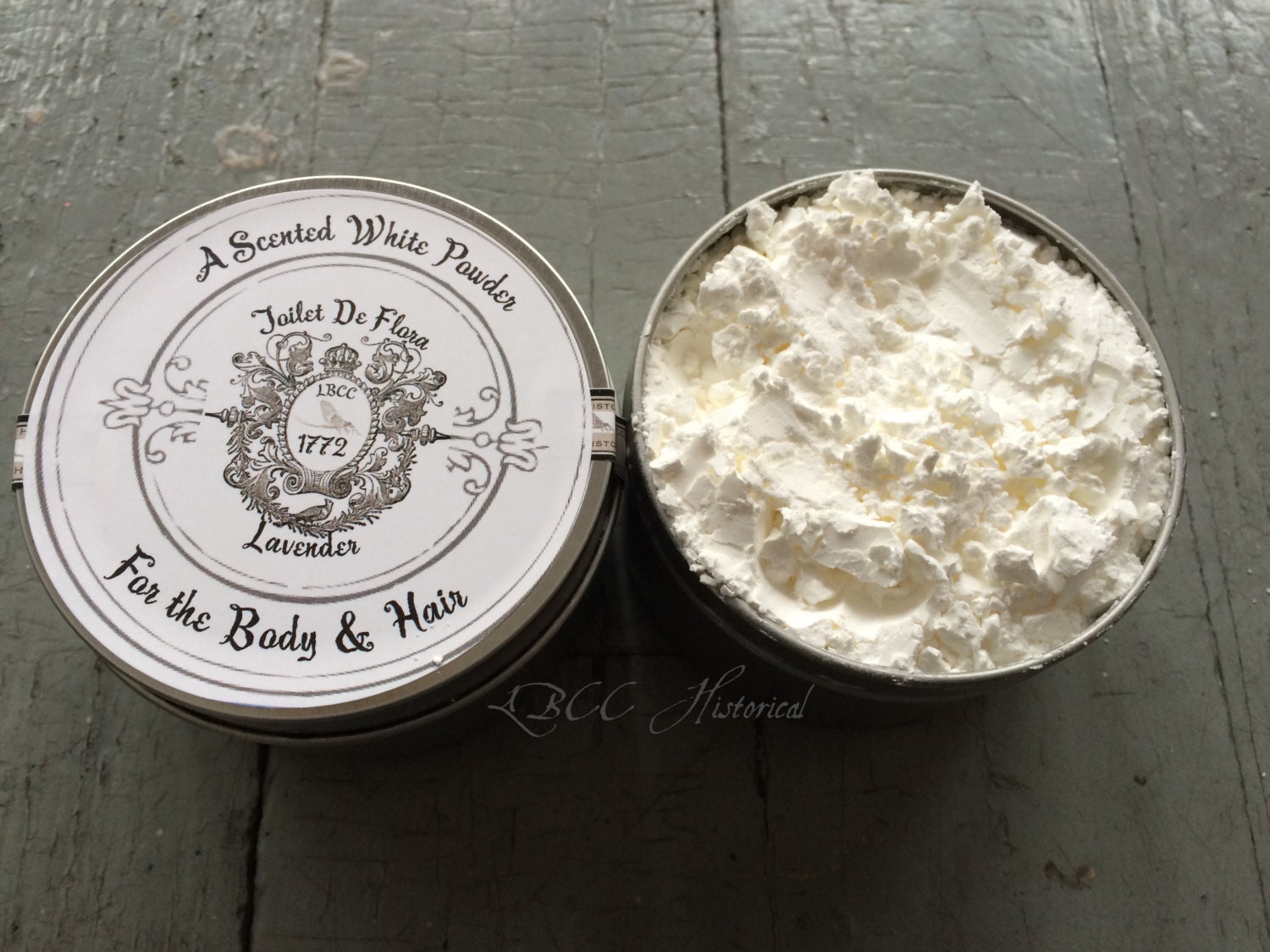 18th Century White Hair and Face Powder Scented With Lavender