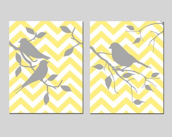 Girl & Boy Nursery Wall Art Prints & Wall Art Canvas by Tessyla