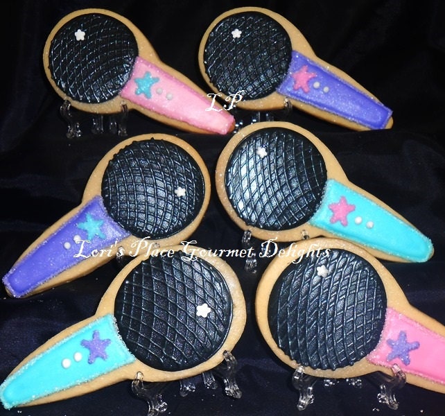 Microphone Cookies 12 Cookies