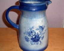 Popular items for flow blue pitcher on Etsy