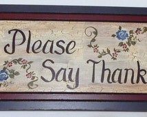 Unique say please related items | Etsy