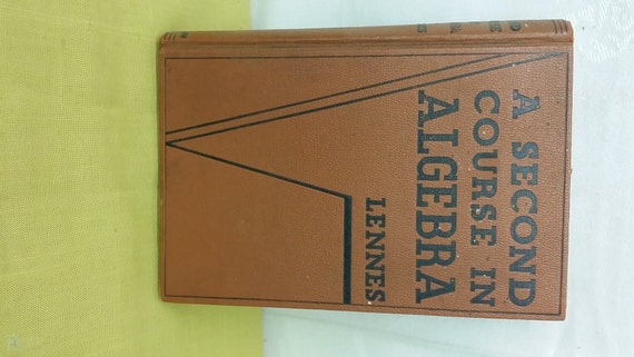 Vintage Math Book by tonyripley on Etsy