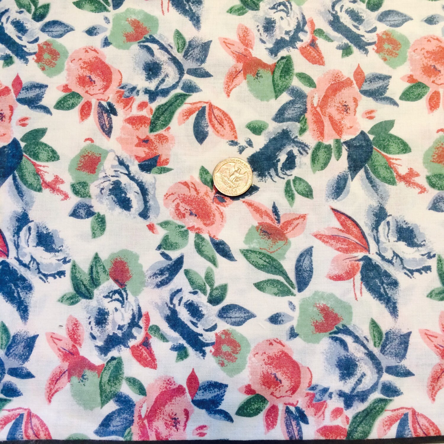Floral Fabric by MerryMagee on Etsy