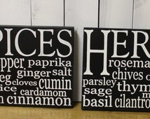 Popular items for spice sign on Etsy