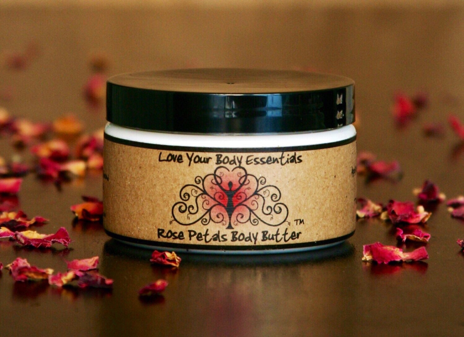 Rose hand cream Rose scented lotion rose by LoveYourBodyEssentls