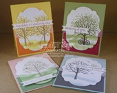Items similar to Set of 4 All Seasons Cards includes envelopes on Etsy