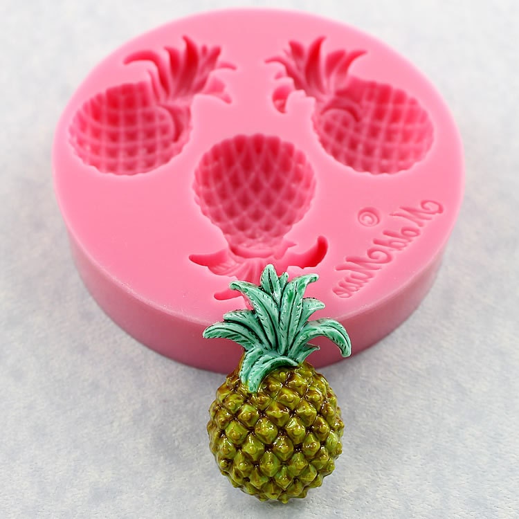Pineapple Mold Silicone Mould Resin polymer clay fondant