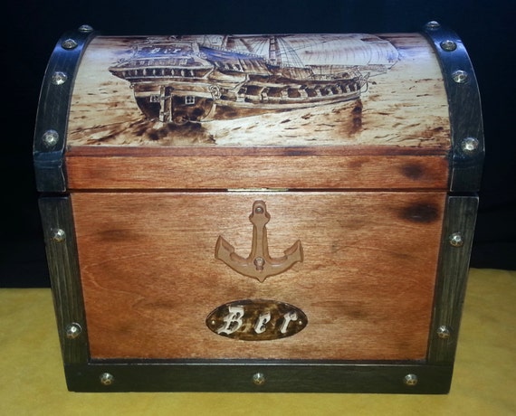 Items similar to TREASURE CHEST, Custom treasure Chest, Custom Handmade ...