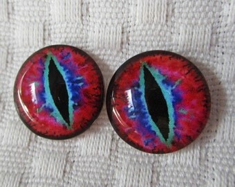 Glass eyes-Art and craft eyes weird jewelry eyes 16mm round
