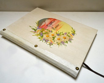 Embroidered notebook | Etsy