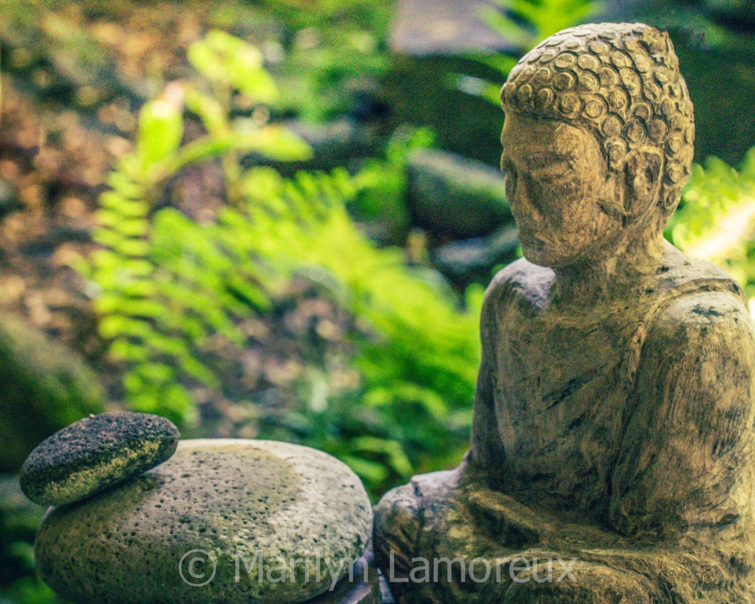 Peaceful Art Zen Art Print Meditation Wall Art by ChasedByBeauty