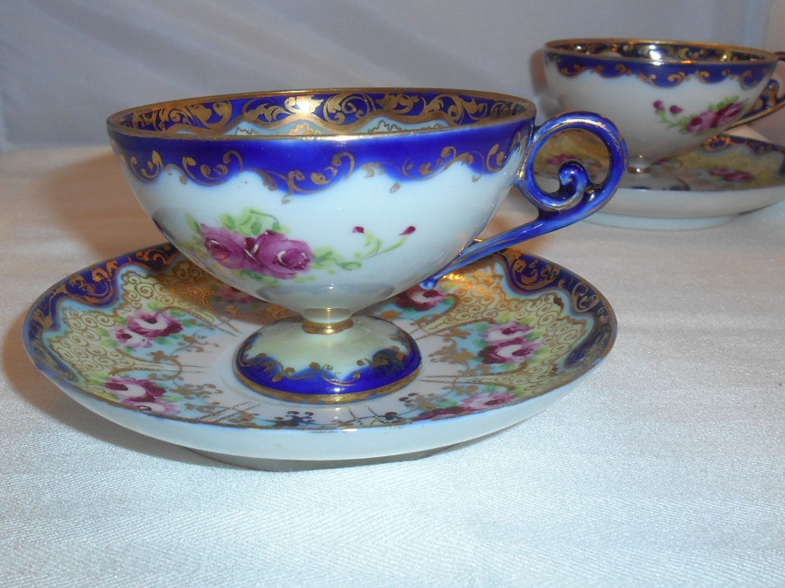 Vintage 1900 Nippon Floral Tea Cups – Haute Juice