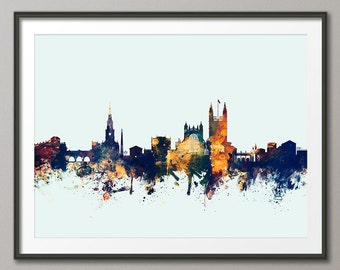 Belfast Skyline Belfast Northern Ireland Cityscape Art by artPause