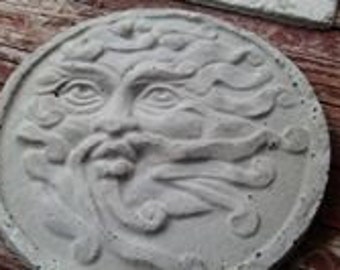 Garden Rock Face Concrete Garden Face Funny Face Rocks With