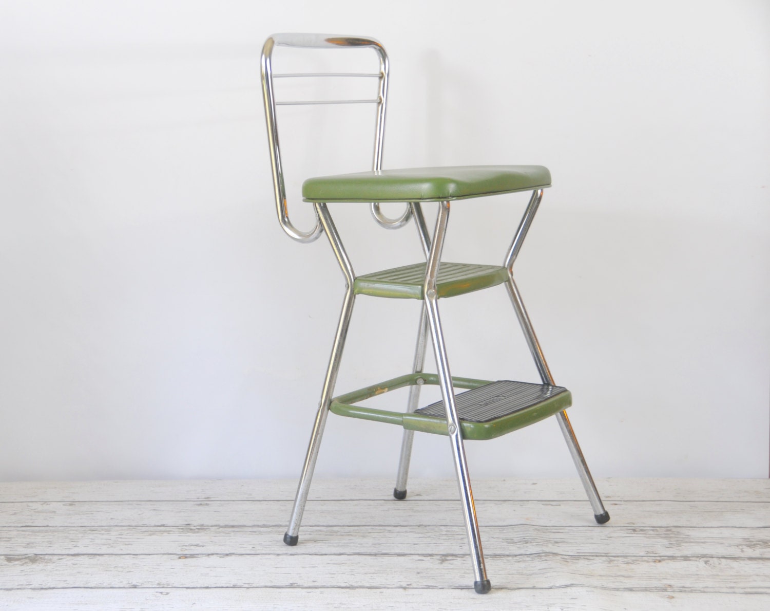 Vintage Cosco Retro Step Stool Flip Up Seat Booster 1950s Good Vintage ...