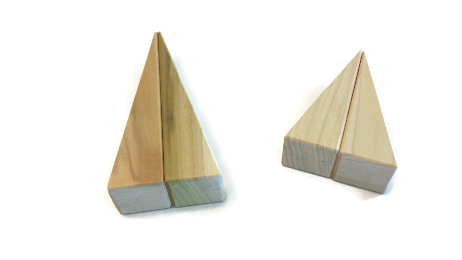 Wooden Blocks-4 or 6 Large Wedges