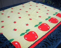 Popular items for apple fabric on Etsy